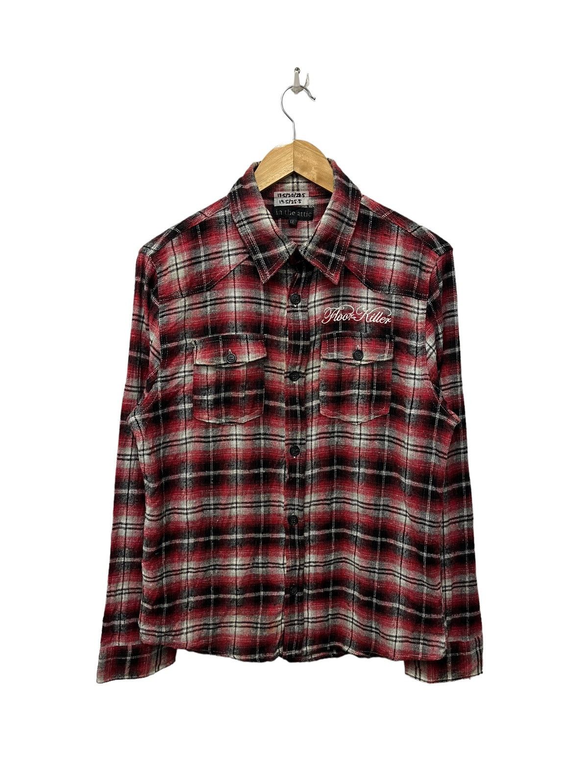 Flannel In The Attic Floor Killer flannel shirt | Grailed