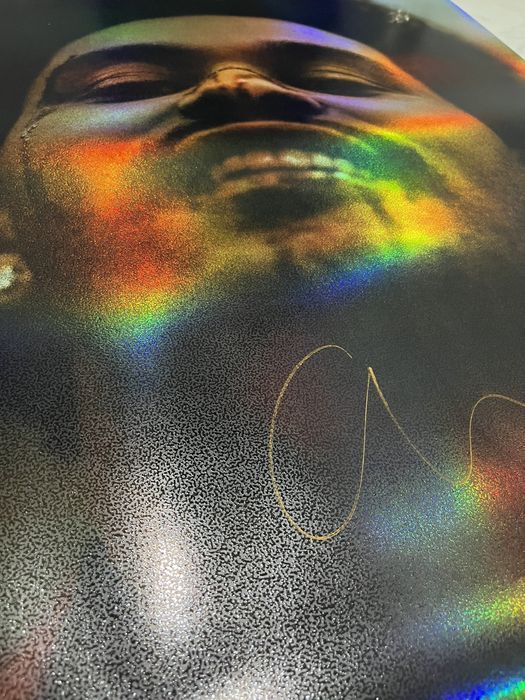 The Weeknd The Weeknd Signed Holographic After Hours Poster | Grailed