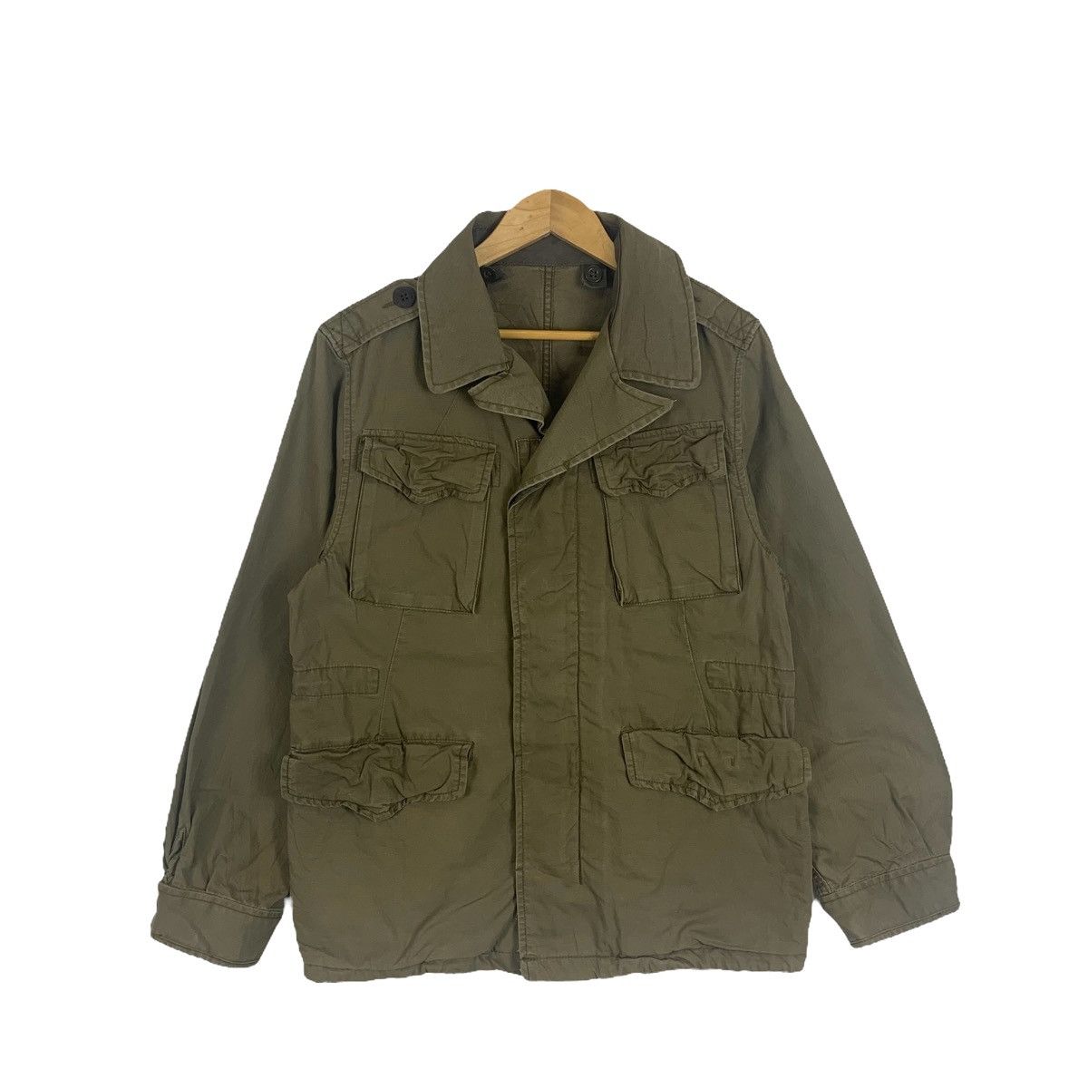 Vintage BACK NUMBER Japanese Brand Double Pocket Army Design Jacket ...