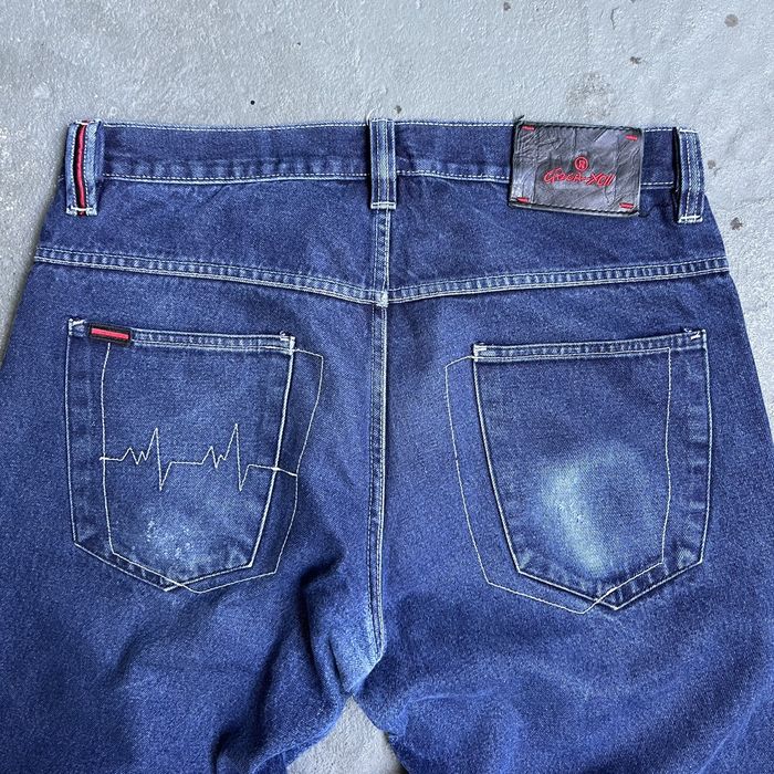 Vintage FUBU The Collection Circa XCII Jeans Baggy blue Hip-hop Men | Grailed