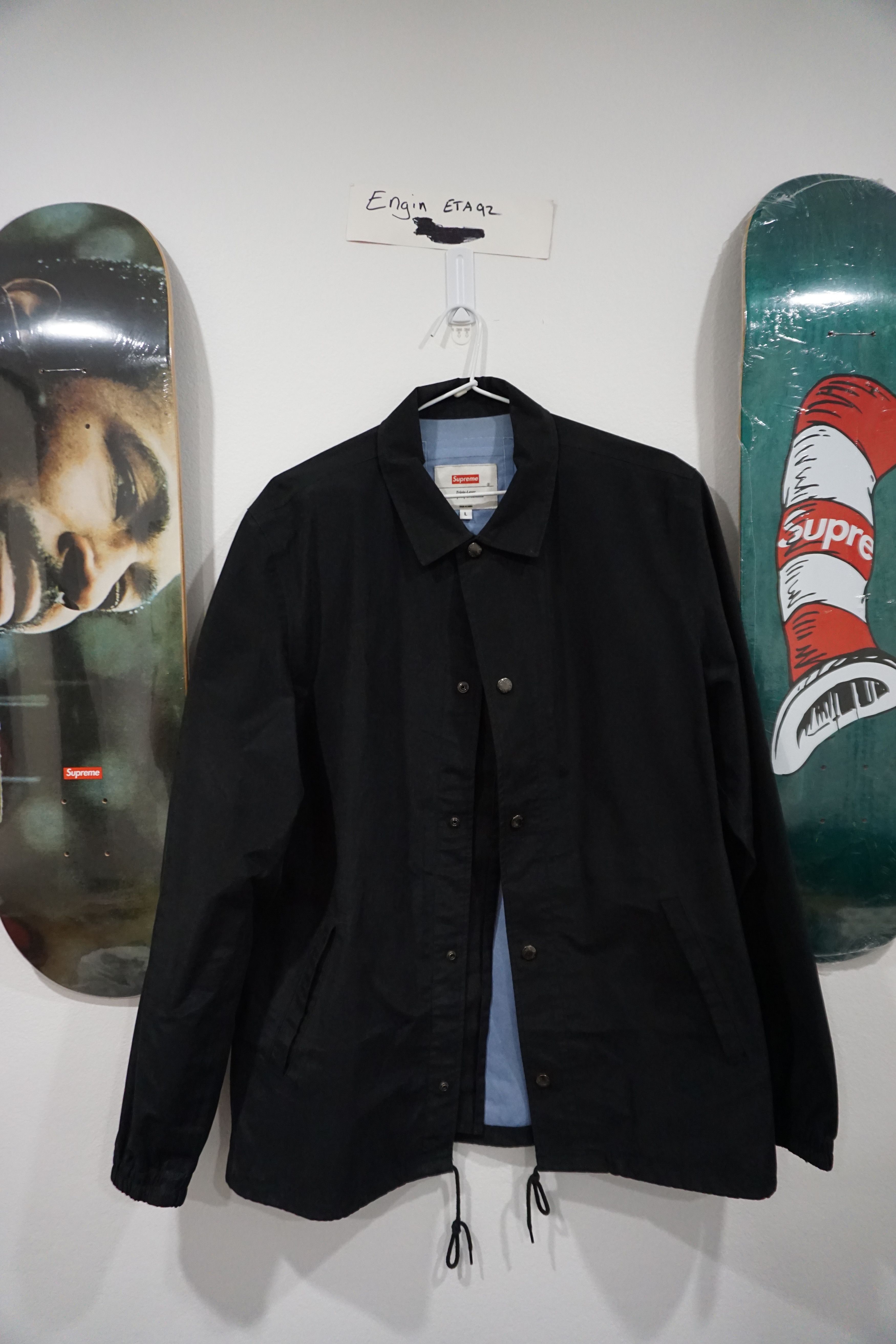 Supreme Supreme tape seamed coach jacket | Grailed