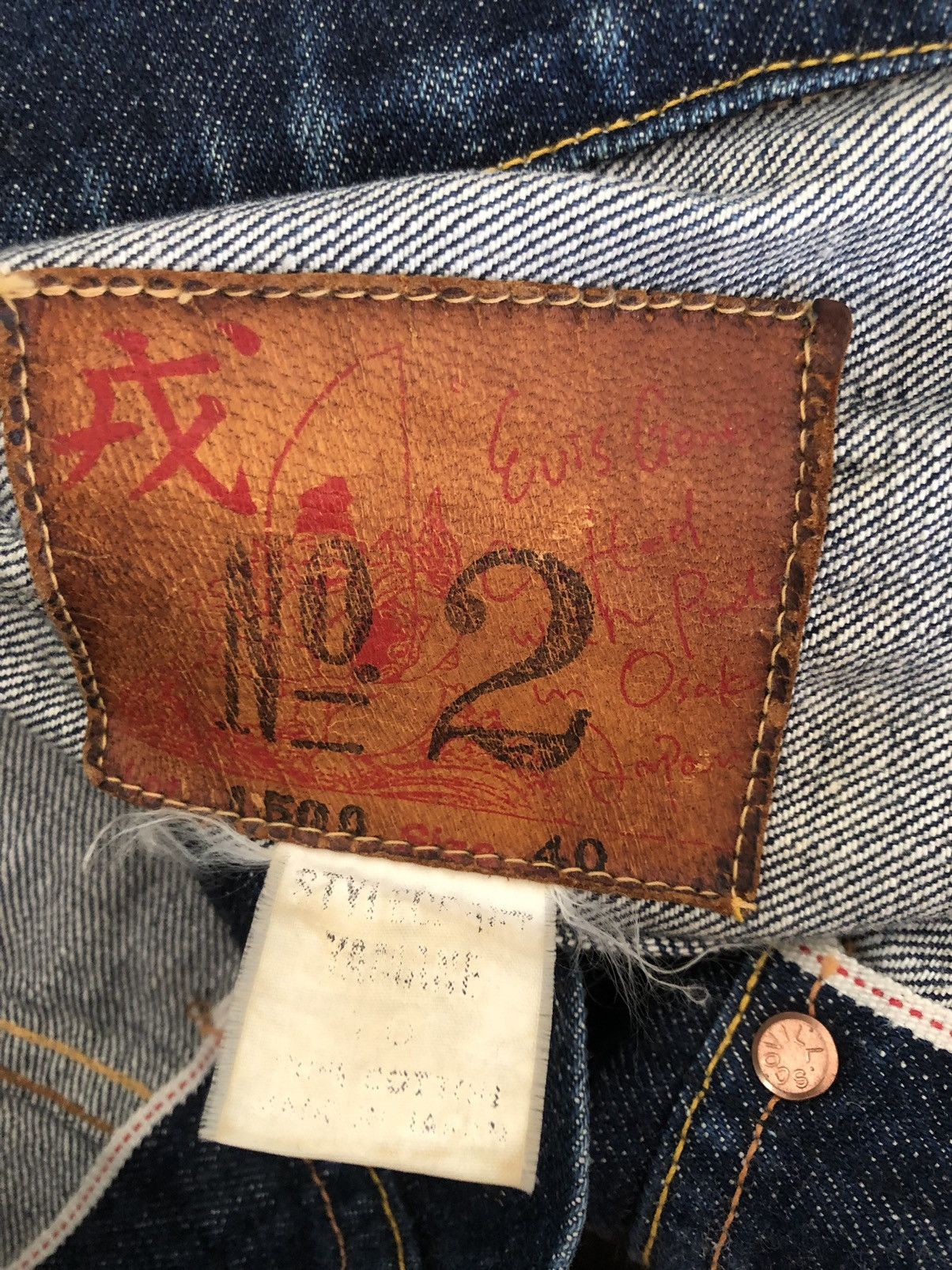 Evisu × Vintage Vintage 90s Evisu EVIS Snap Button Selvedge Denim Jacket | Grailed