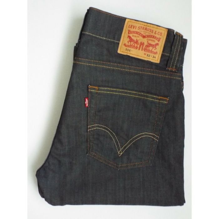 Levi's LEVI'S 506 JEANS MEN'S STRETCH STANDARD STRAIGHT LEG W32 L29 ...