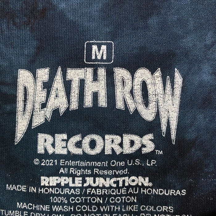 Tour Tee Death Row Records Electric Inmate Rap Tie Dye M | Grailed