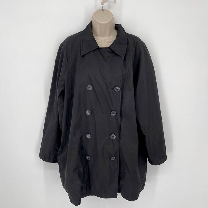 London Fog London Fog VINTAGE Windbreaker Coat Sz M Black Lightweight ...