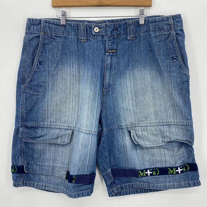 Vintage Marithe Francois Girbaud Denim Shorts Men's 42 Blue Shuttle ...
