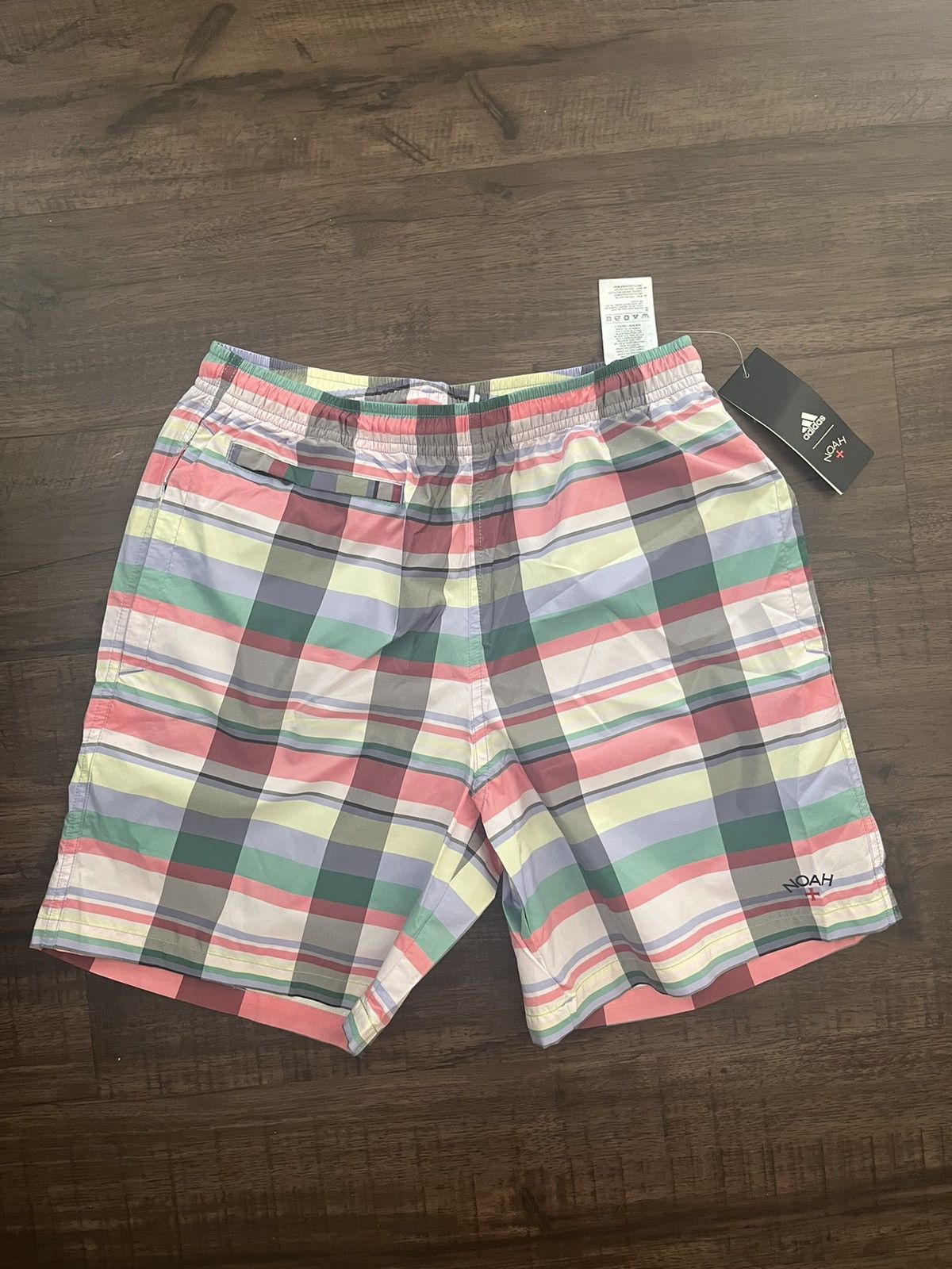 Adidas × Noah Noah x adidas plaid tech shorts | Grailed
