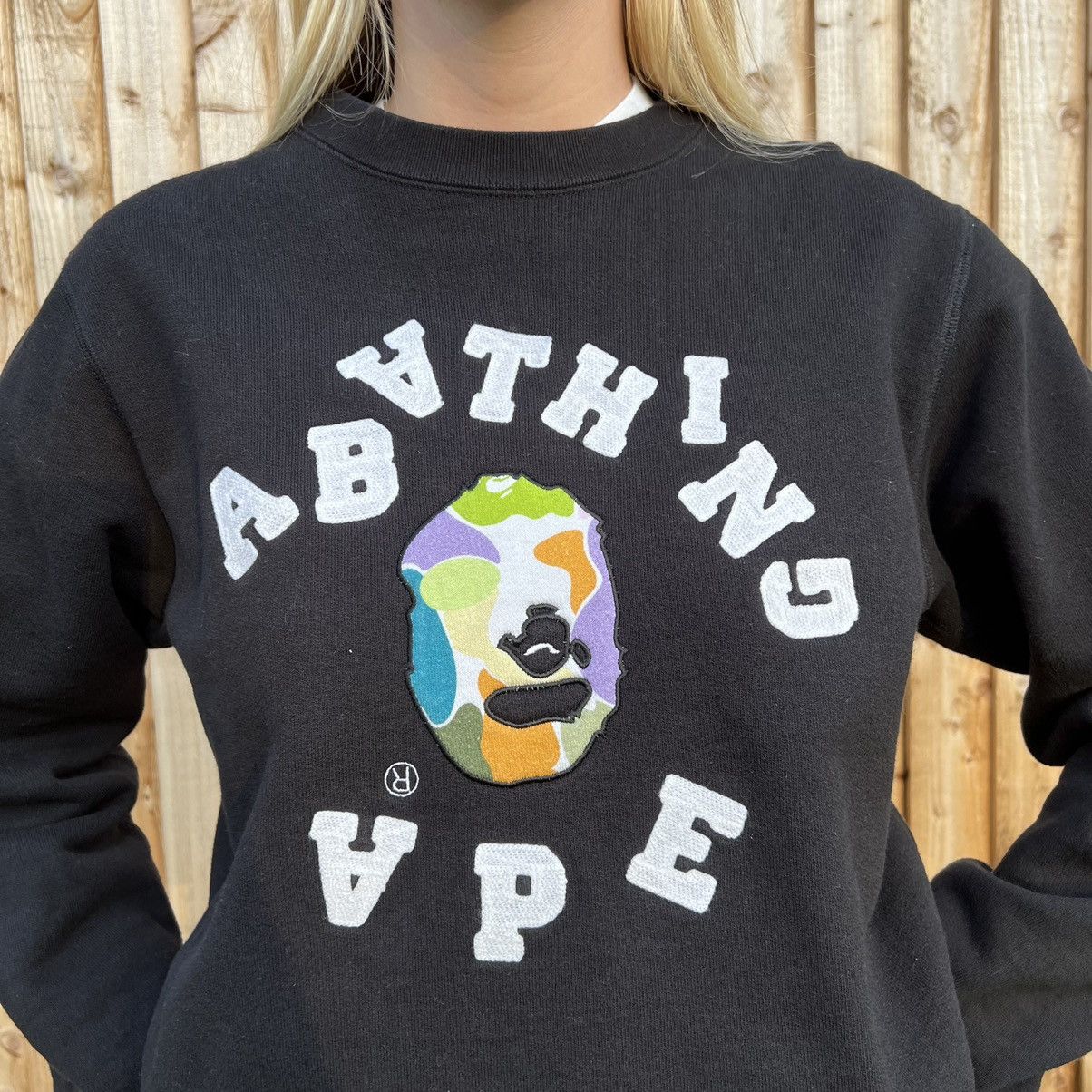 Bape OG Bape Classics Muddled Logo Sweatshirt | Grailed