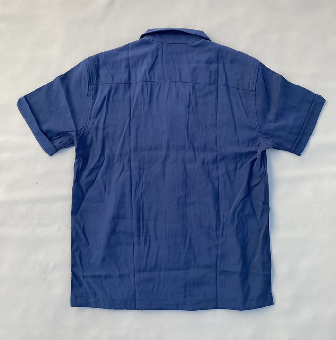Cubavera Navy Blue Cubavera Camp Collar Shirt | Grailed