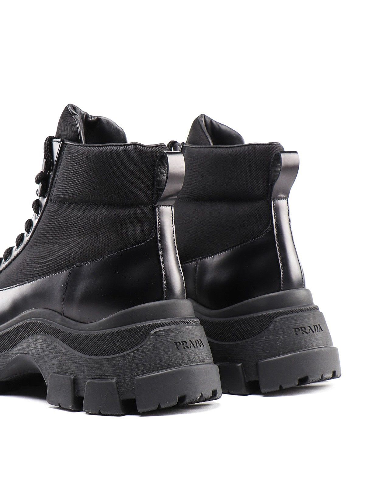 Prada Prada Pegasus Chunky Sole Combat Boots | Grailed