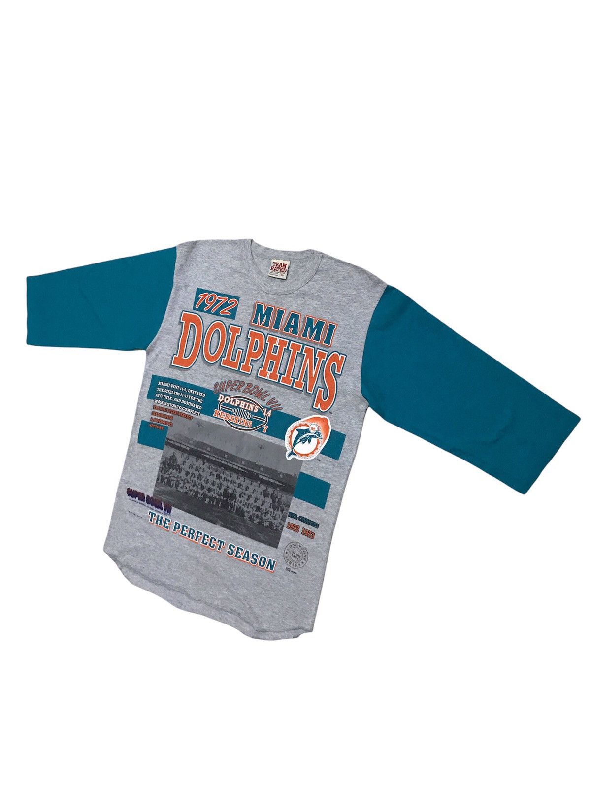 NFL × Vintage Vintage Miami Dolphins 1972 The Perfect Season Super Bowl ...