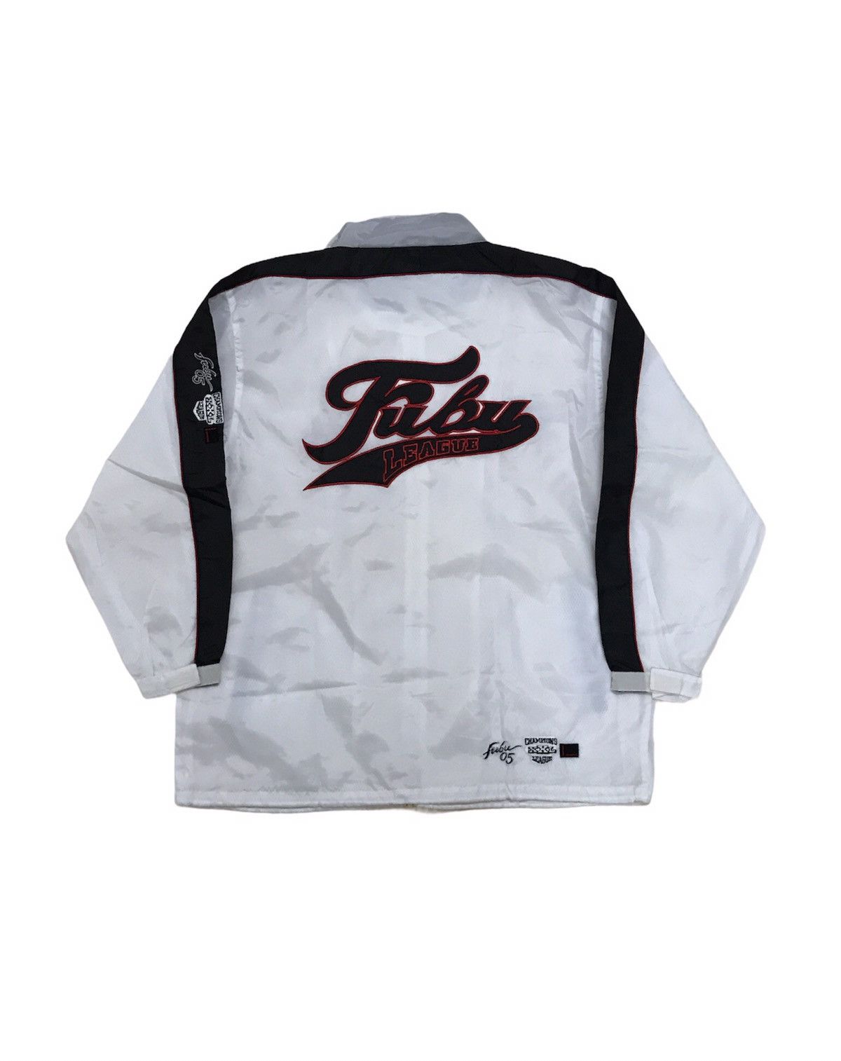 Vintage Fubu 05 Spell Out Hip Hop Jacket Champion XXL League Rare | Grailed
