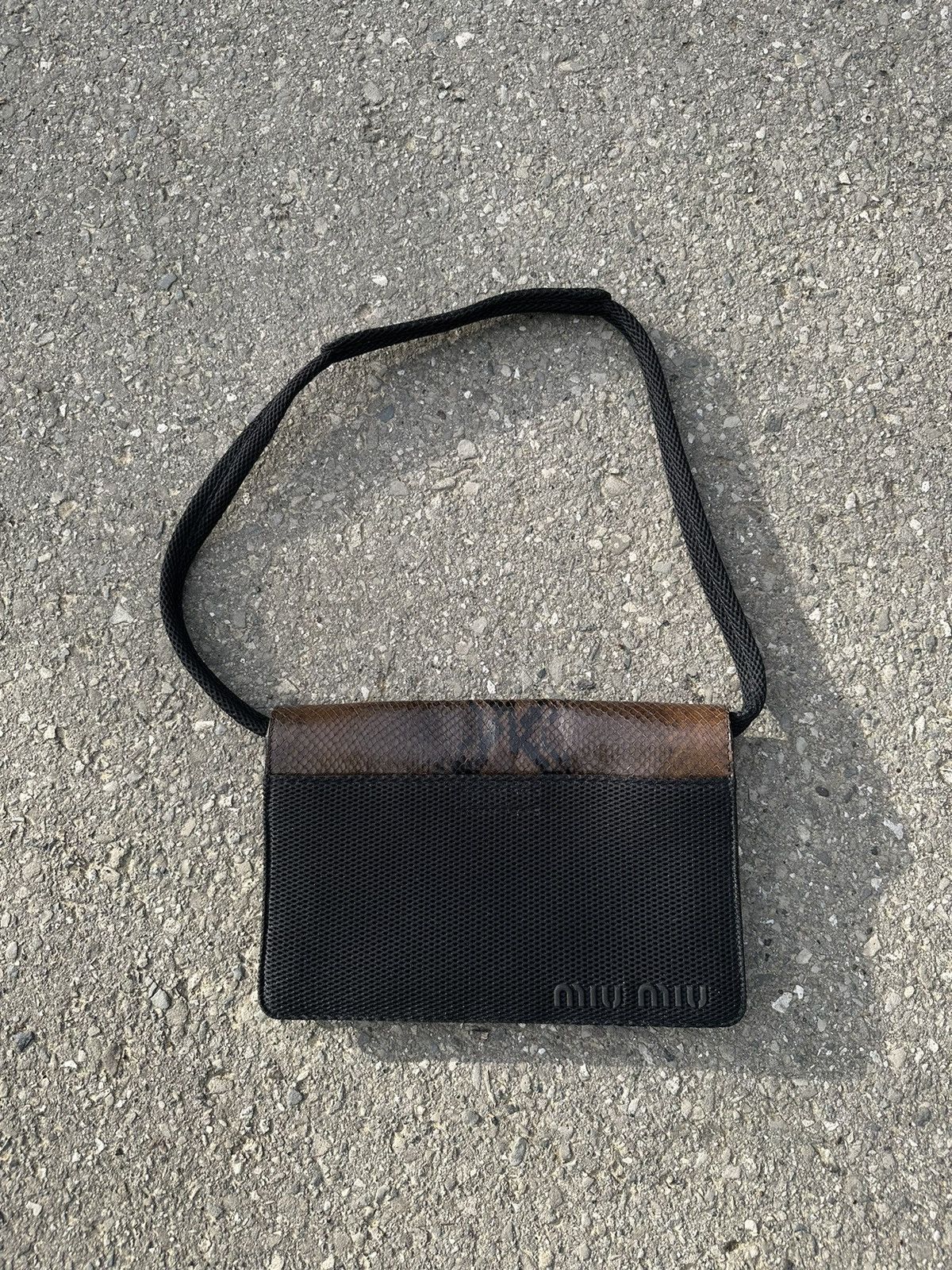Vintage Miu Miu Fw99 Python Bag Grailed 5672