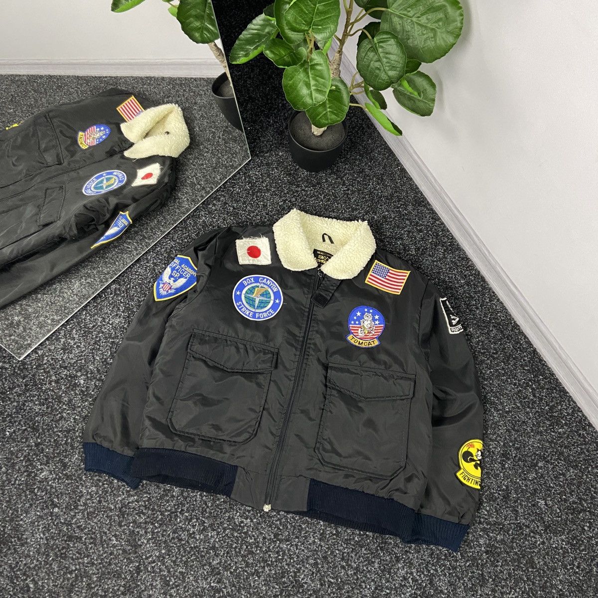 Military × Us Air Force × Vintage US AIR FORCE FLYING MA1 BOMBER JACKET ...