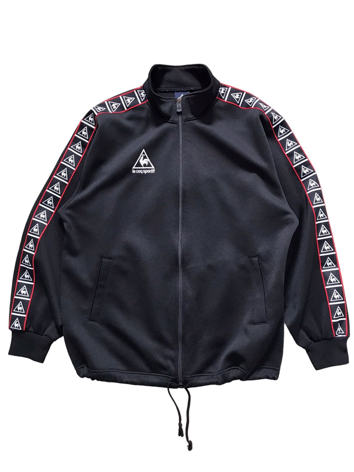 Le Coq Sportif Le Coq Sportif Red Line Side Tape Track Top Jacket | Grailed