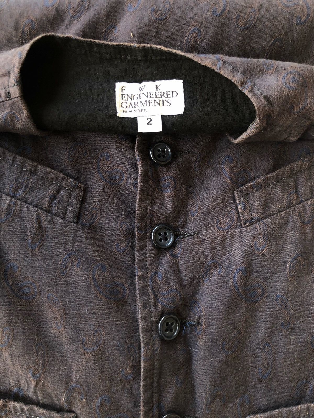 Engineered Garments GRAIL🔥ENGINEERED GARMENT 🇺🇸 Paisley Printed Worker ...