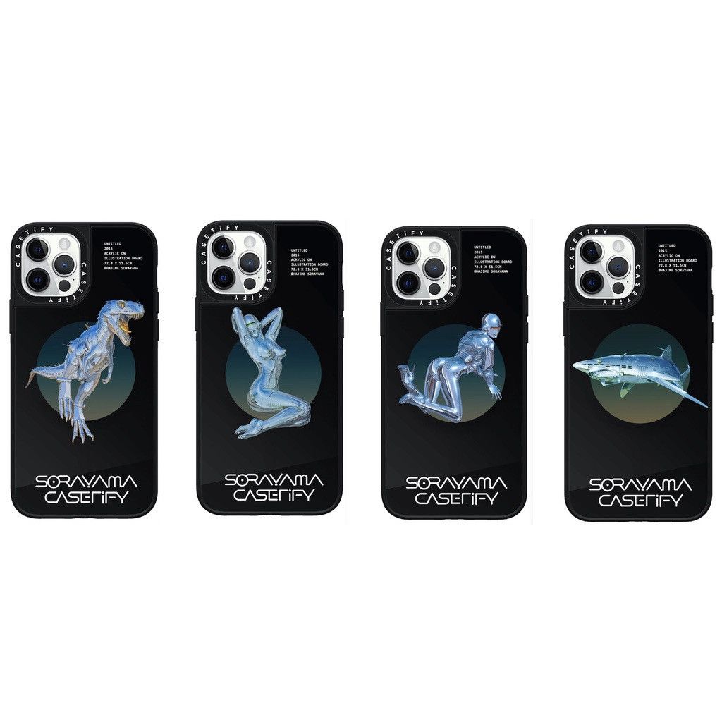 Club Sorayama × Japanese Brand Casetify x Sorayama iPhone 12 case black ...