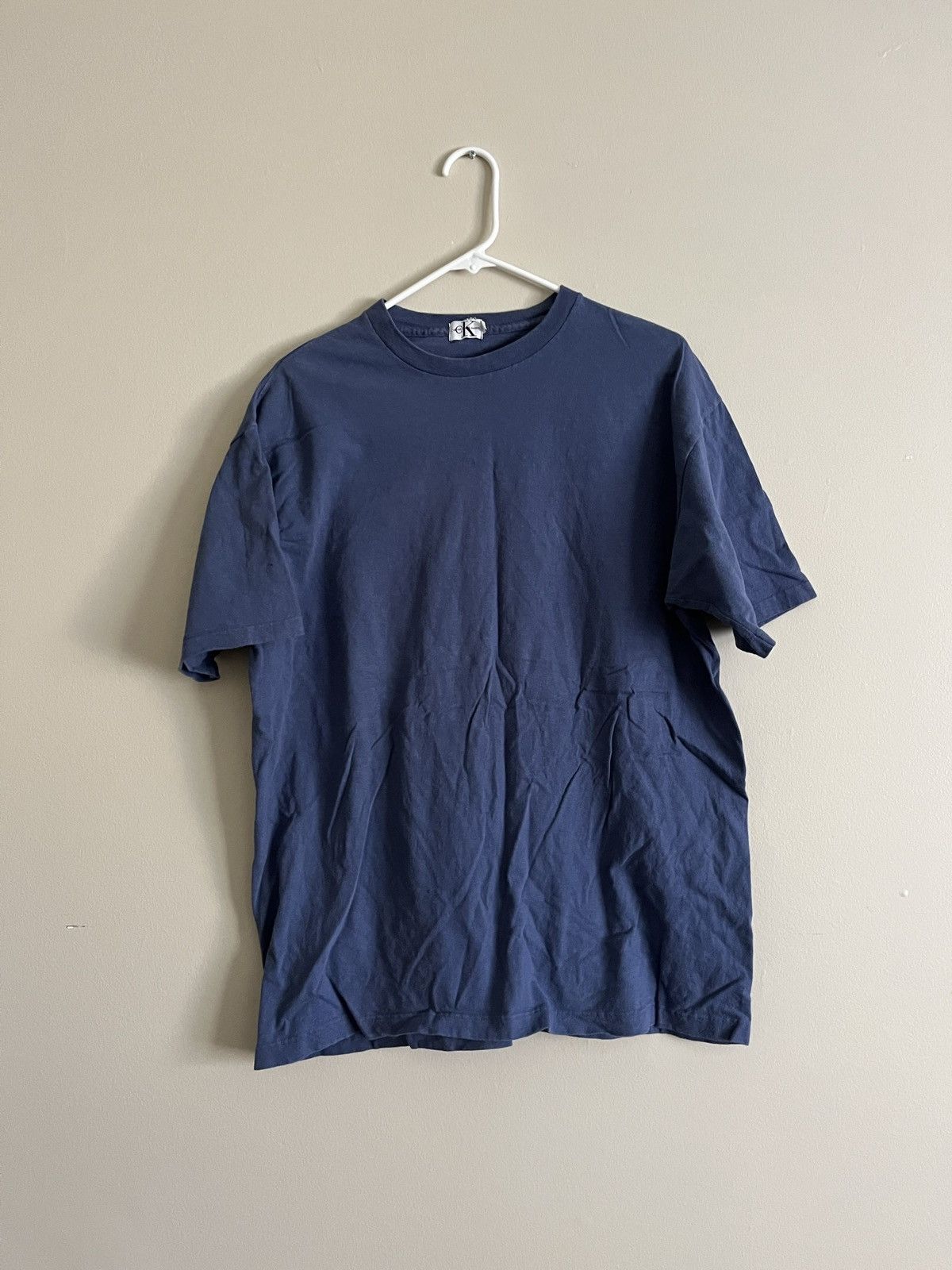 Calvin Klein × Streetwear × Vintage Vintage 90s Calvin Klein Blank Tee ...