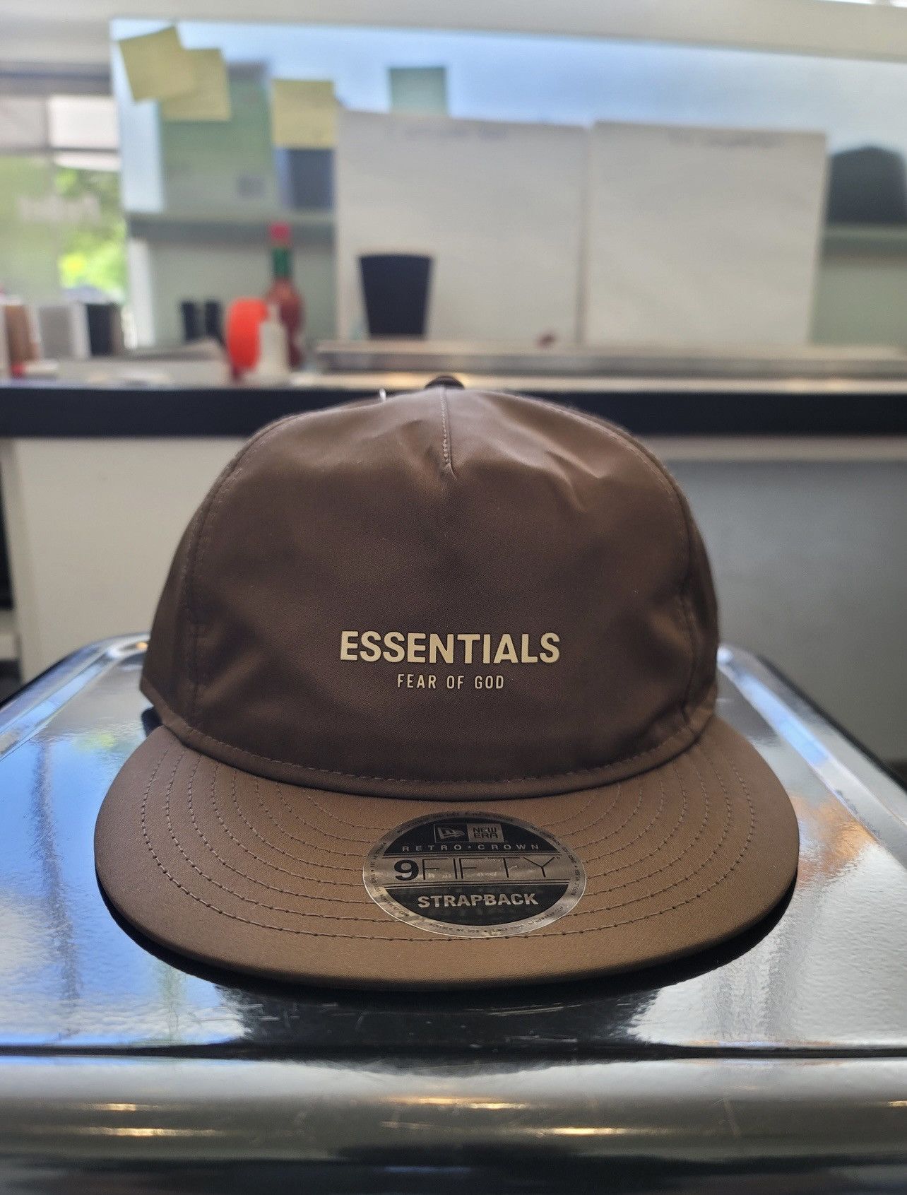 Fear of God × Hype × New Era Fear of god essentials hat | Grailed