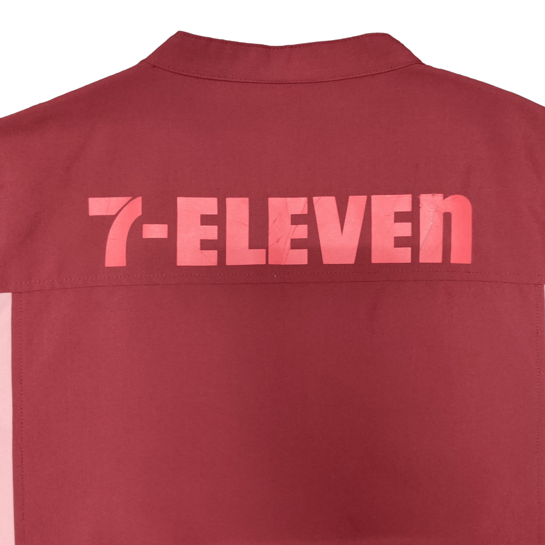 Vintage Vintage 90's 7 Eleven Work Short Sleeve Uniform Zip Up | Grailed