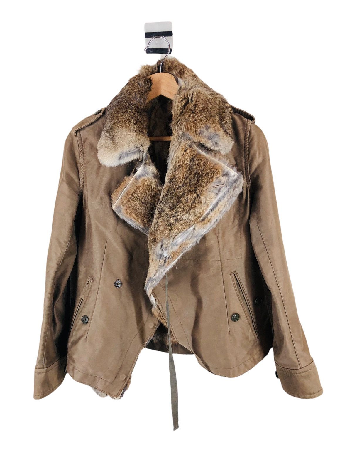 Mink Fur Coat 🔥BLANC BASQUE REAL FUR RABBIT JACKET | Grailed