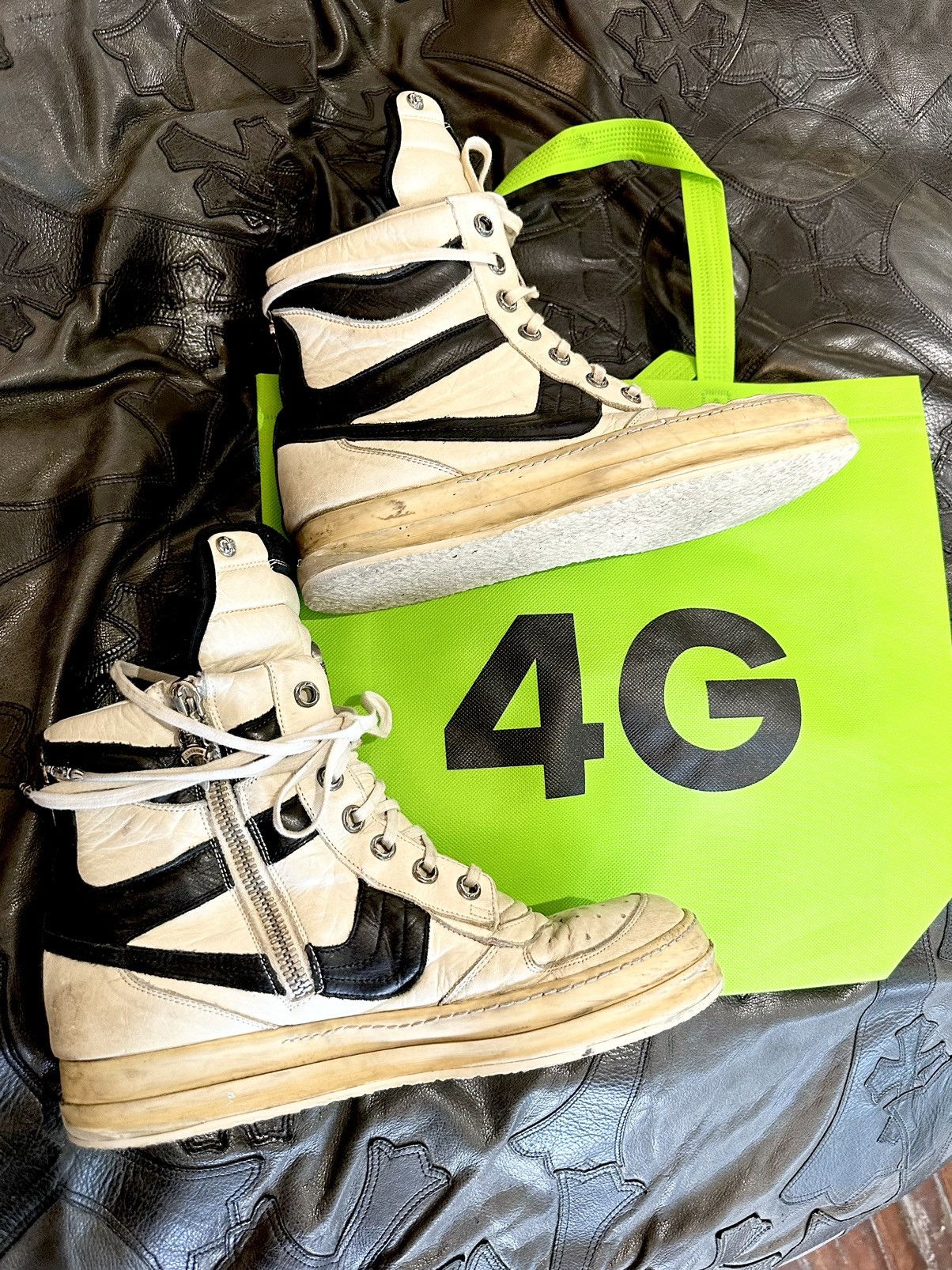 Chrome Hearts × Rick Owens Chrome Hearts x Rick Owens OG DUNKS | Grailed