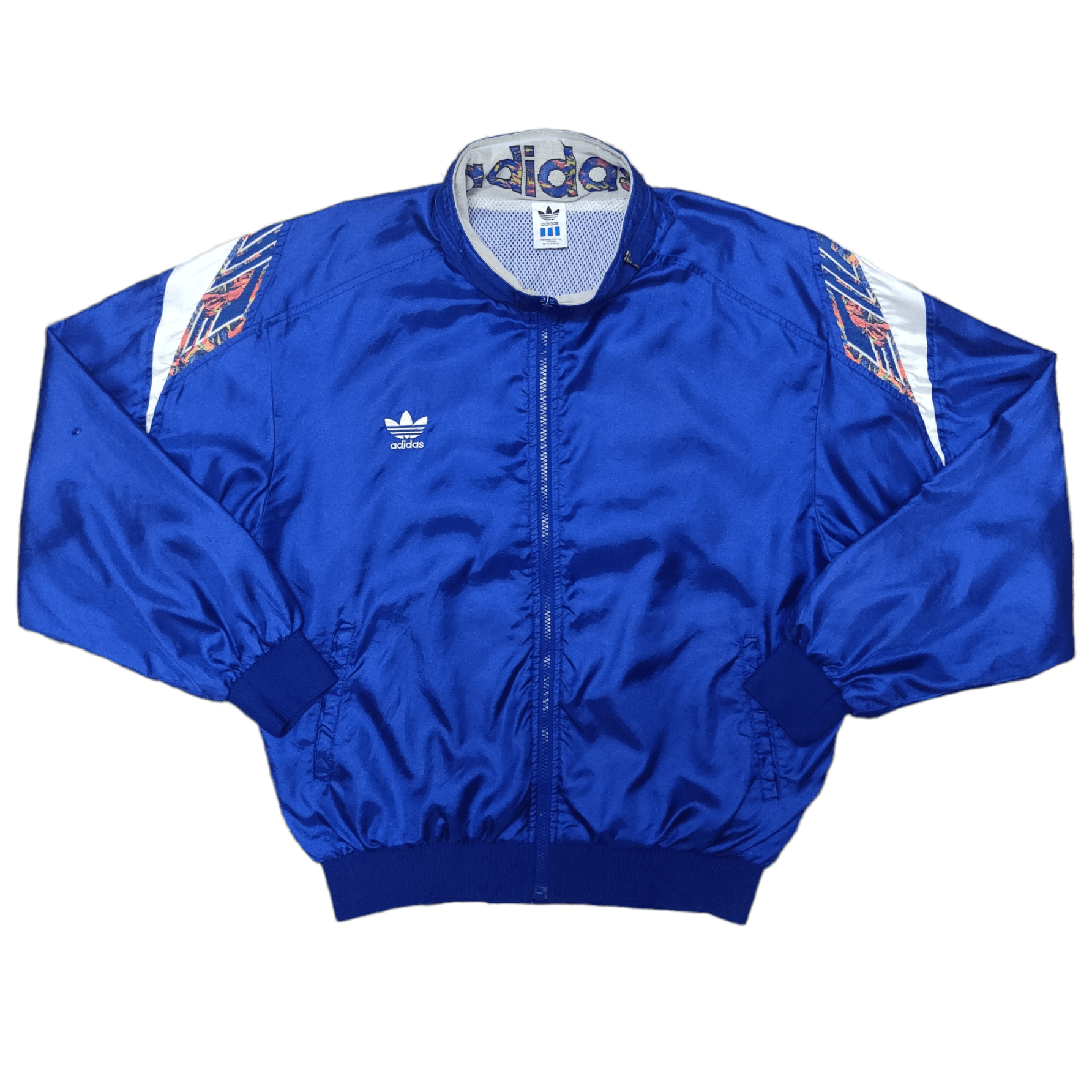 Adidas Vintage 90's Adidas Trefoil Jacket Blue | Grailed