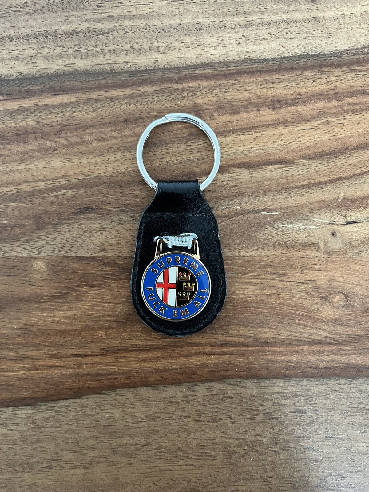 Supreme Supreme Alfa Romeo leather Keychain | Grailed