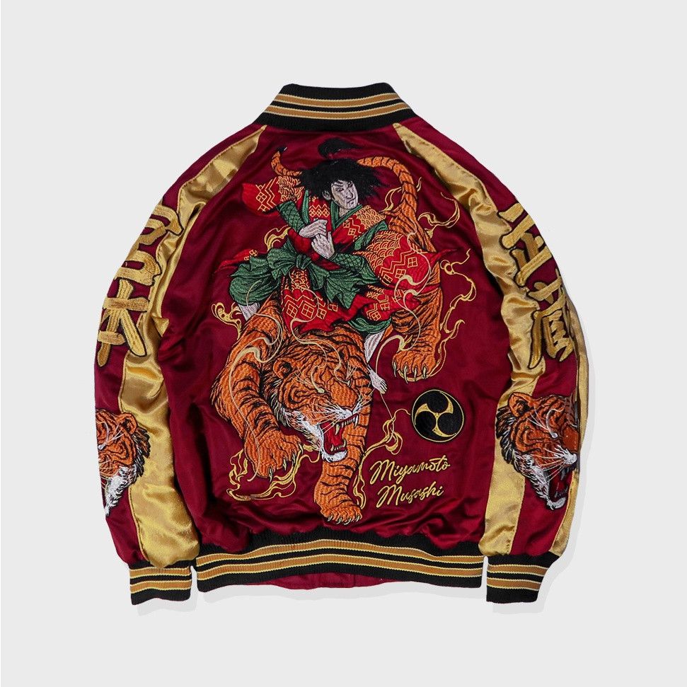 Bomber Jacket × Sukajan Souvenir Jacket × Varsity Jacket SUKAJAN JACKET ...