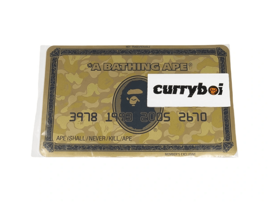 Bape A Bathing Ape Bape Gold member Limited Mouse Pad | Grailed