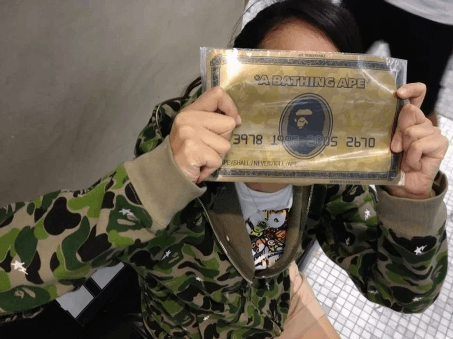 Bape A Bathing Ape Bape Gold member Limited Mouse Pad | Grailed