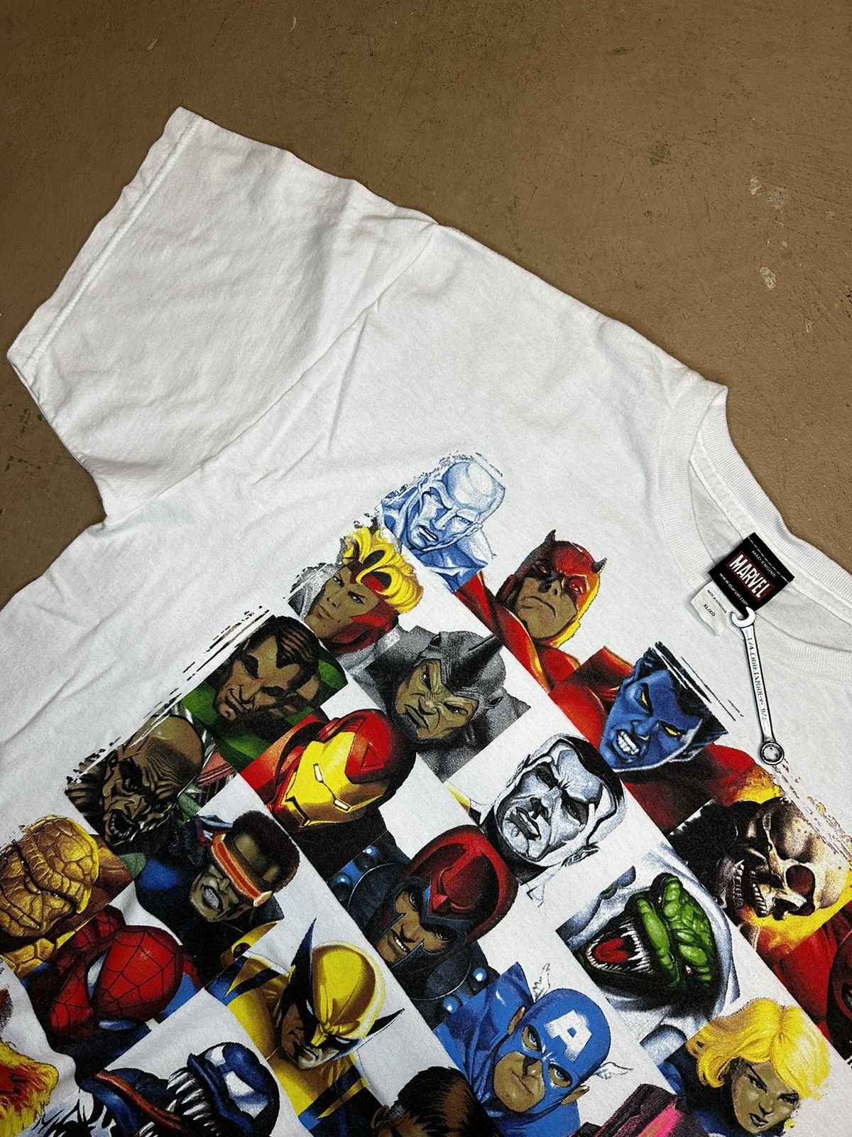 Vintage Vintage Y2K Marvel Mad Engine Heroes & Villains Shirt | Grailed