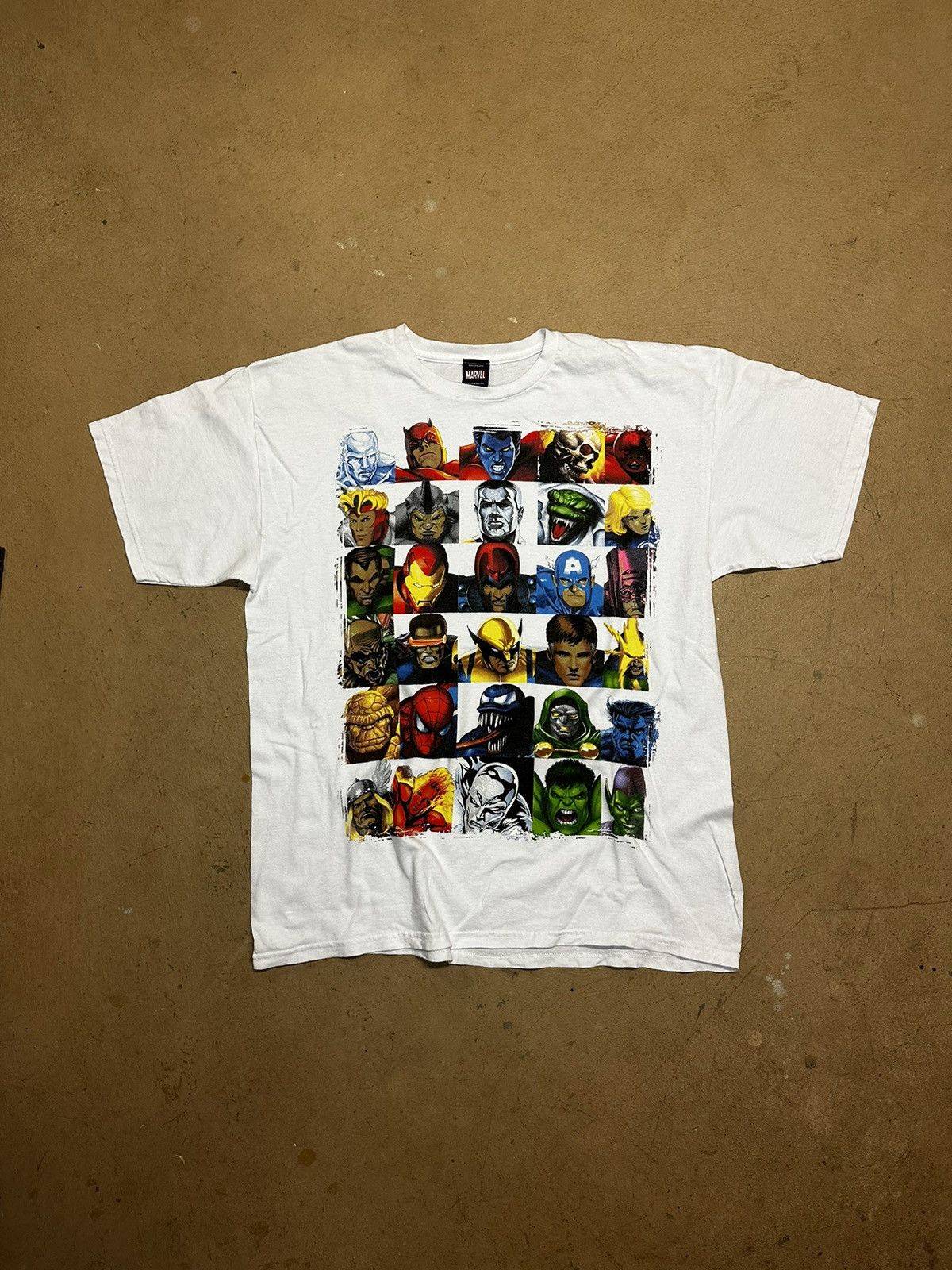 Vintage Vintage Y2K Marvel Mad Engine Heroes & Villains Shirt | Grailed