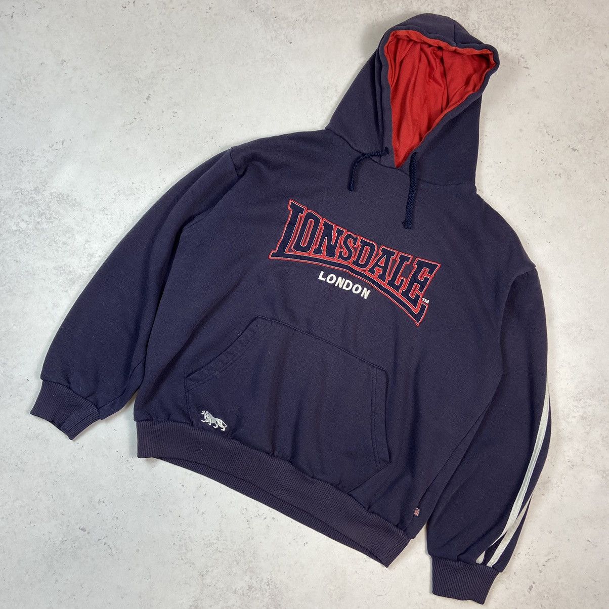 Vintage Rare Vintage Lonsdale London Central Logo Old Hoodie Y2K | Grailed