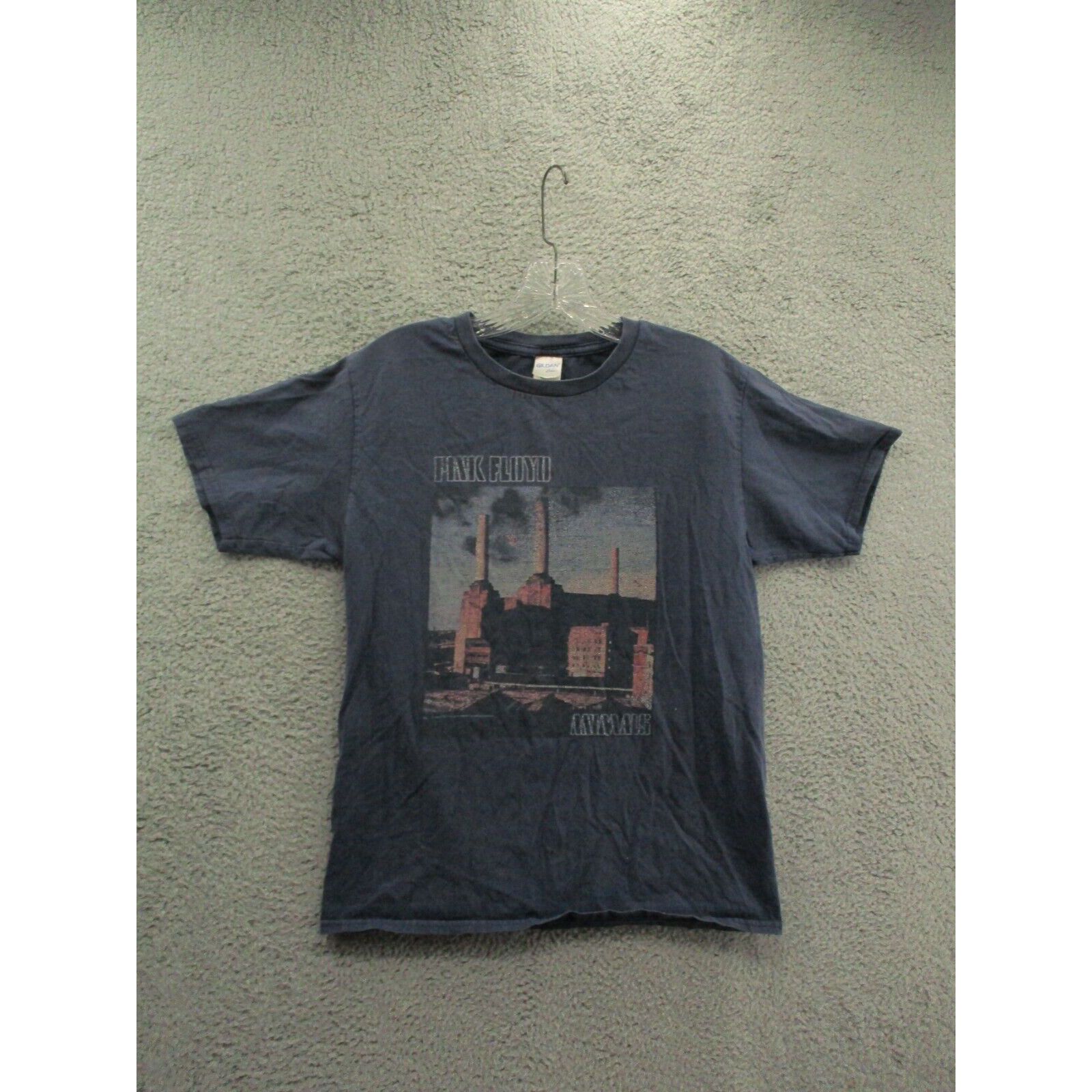 Vintage Pink Floyd Animals T-Shirt Album Cover Art Graphic Blue Adult ...