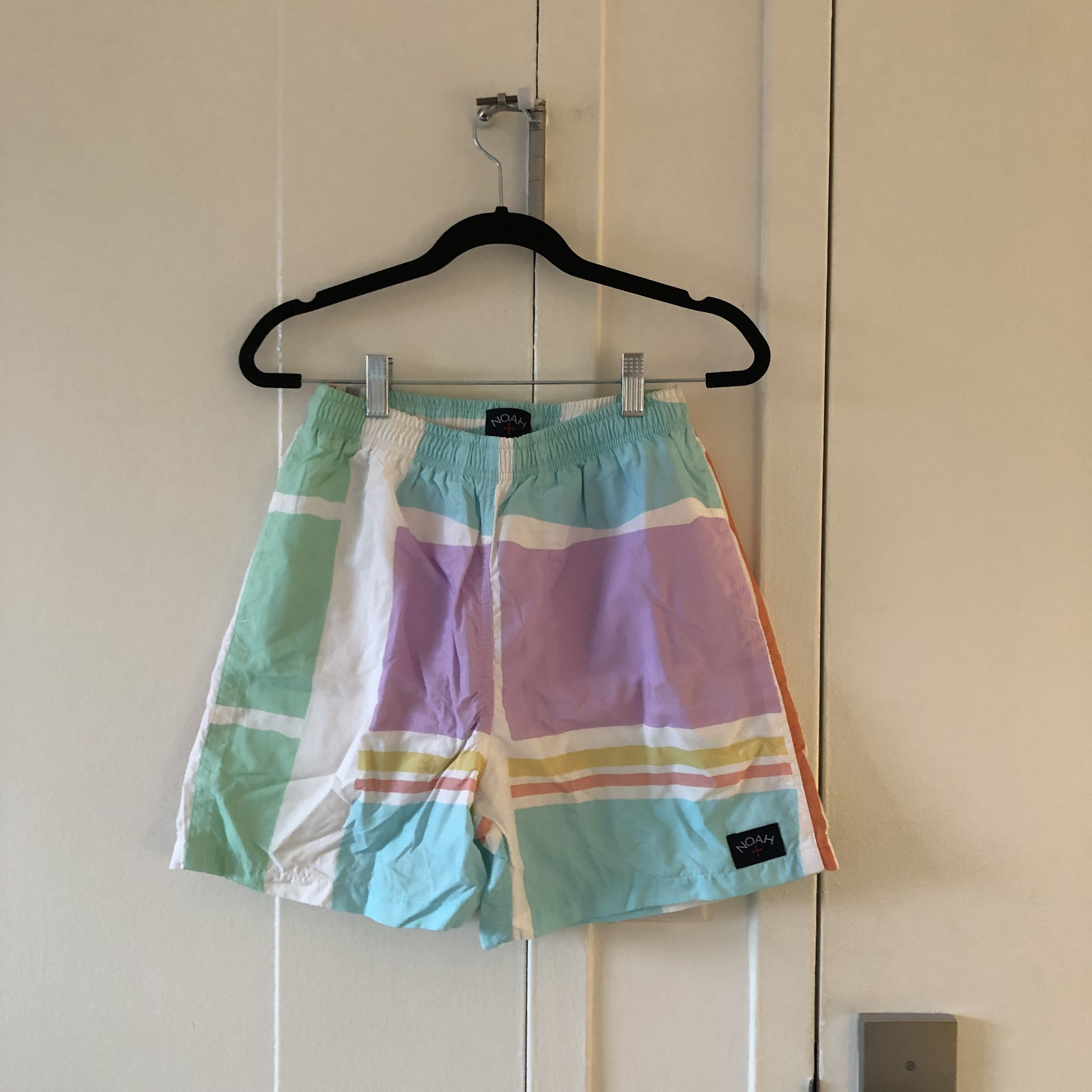 Noah Noah Colorblock Pastel Swim Trunks | Grailed