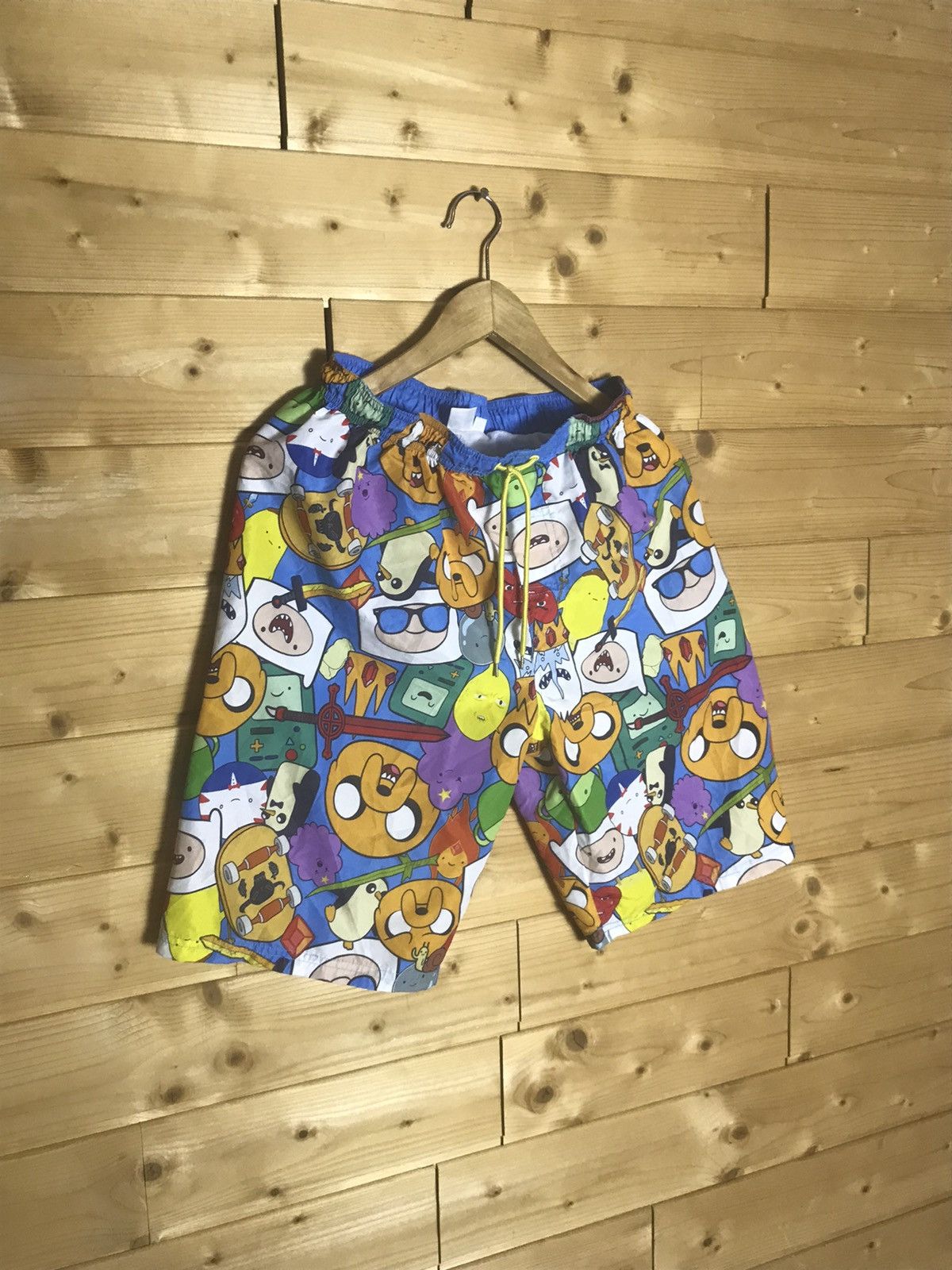 Cartoon Network Adventure Time overprint shorts | Grailed