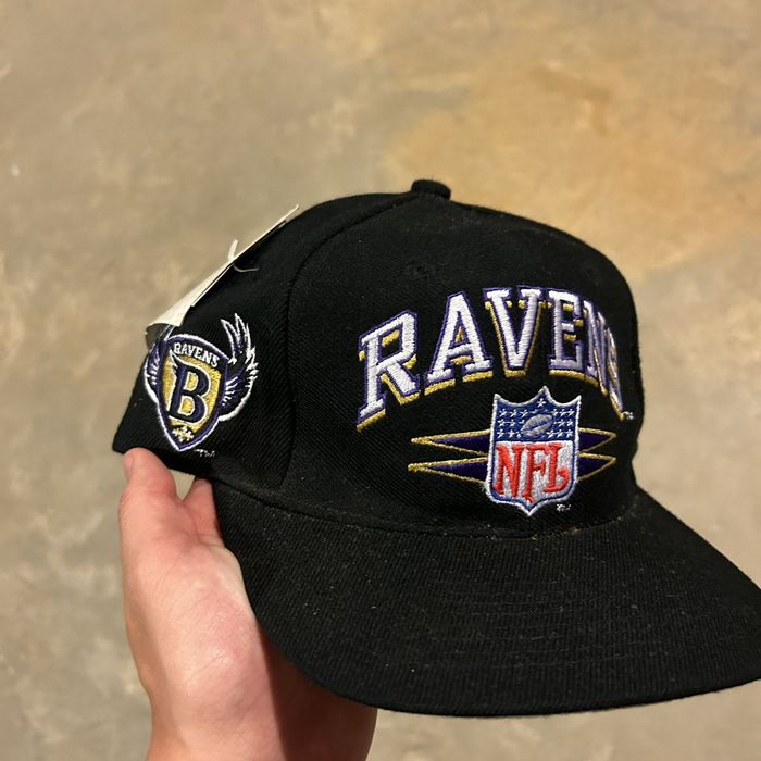 Vintage Rare Vintage 90s Baltimore Ravens Diamond Logo Athletic Hat ...