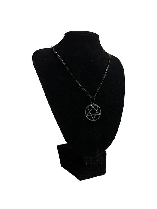 Playboi Carti Playboi carti Heart Black Necklace | Grailed
