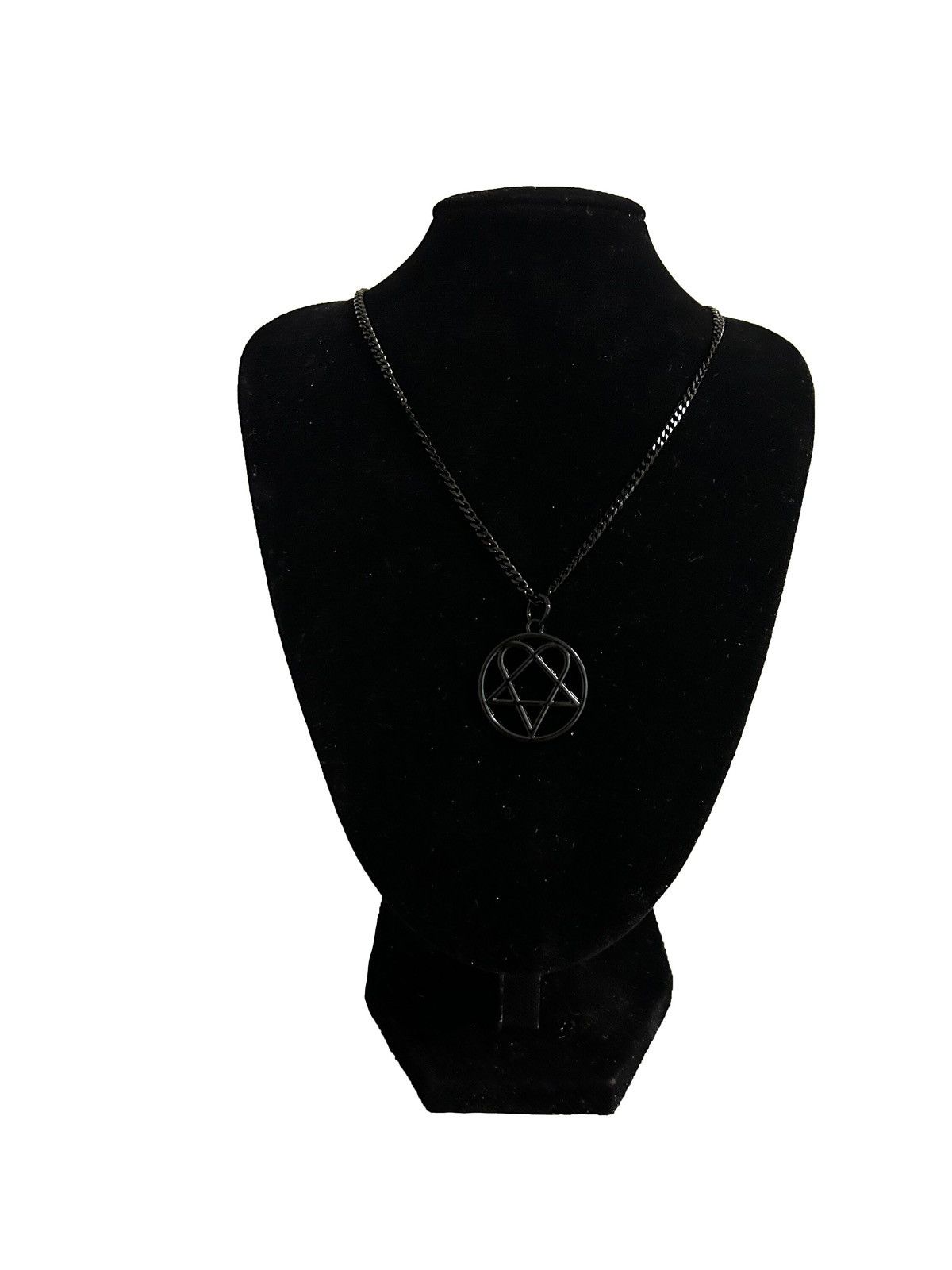 Playboi Carti Playboi carti Heart Black Necklace | Grailed