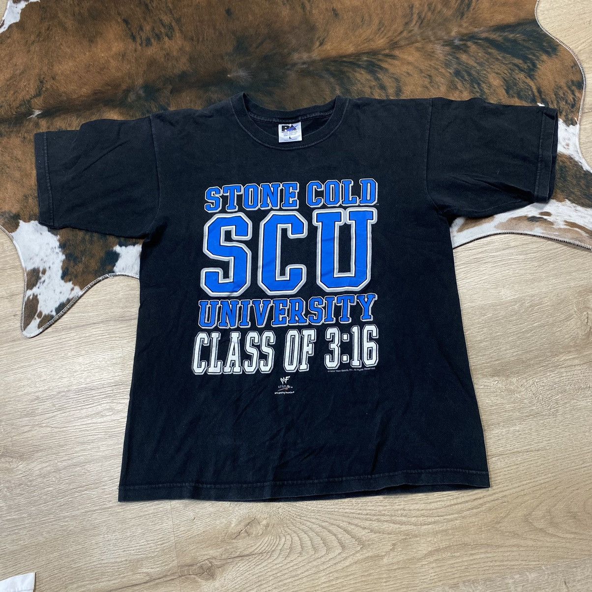 Vintage Vintage 90s STONE COLD STEVE AUSTIN 3:16 Stunner Promo Shirt ...