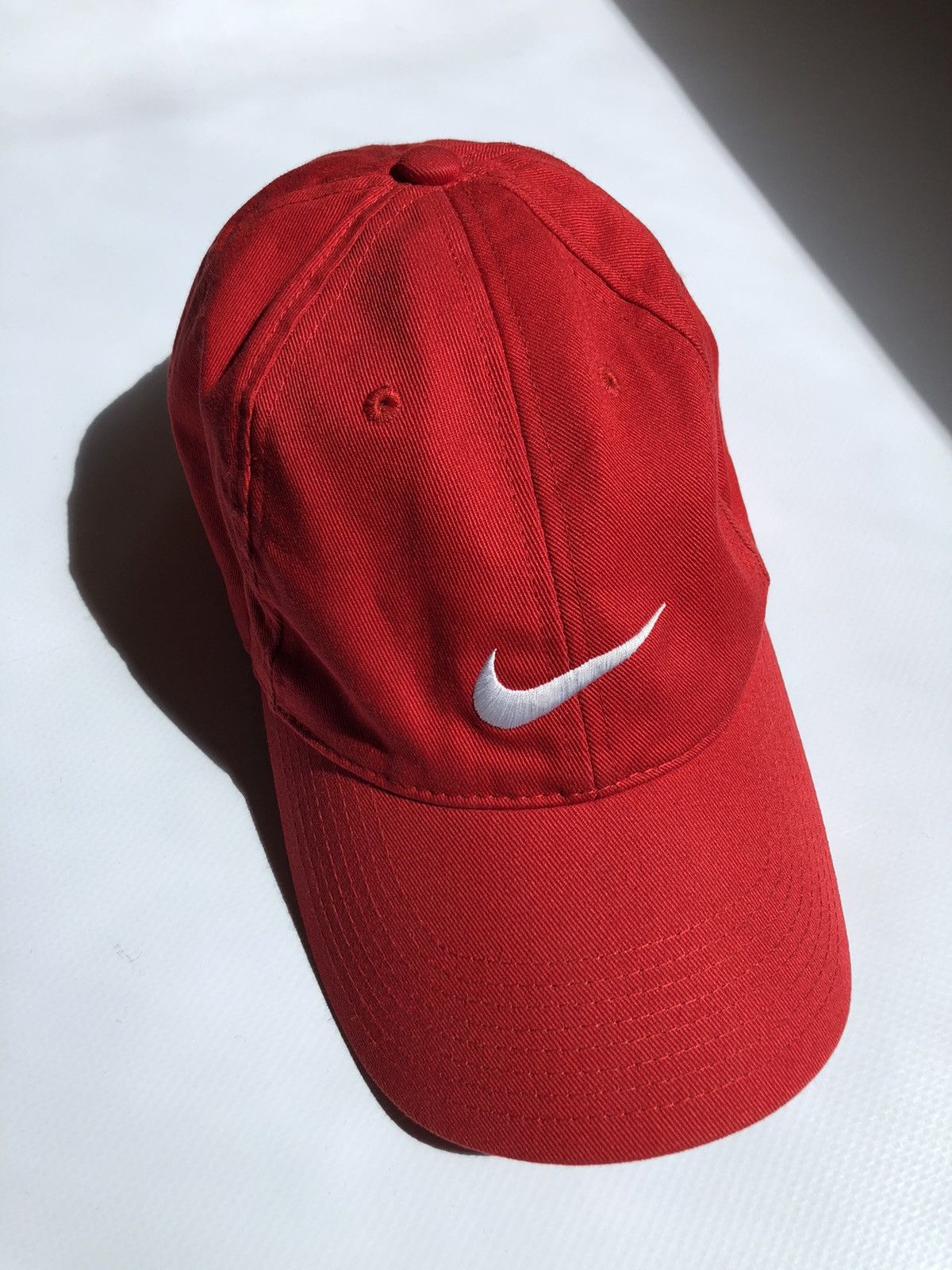 Nike × Streetwear × Vintage Vintage Nike Red Cap Hat | Grailed
