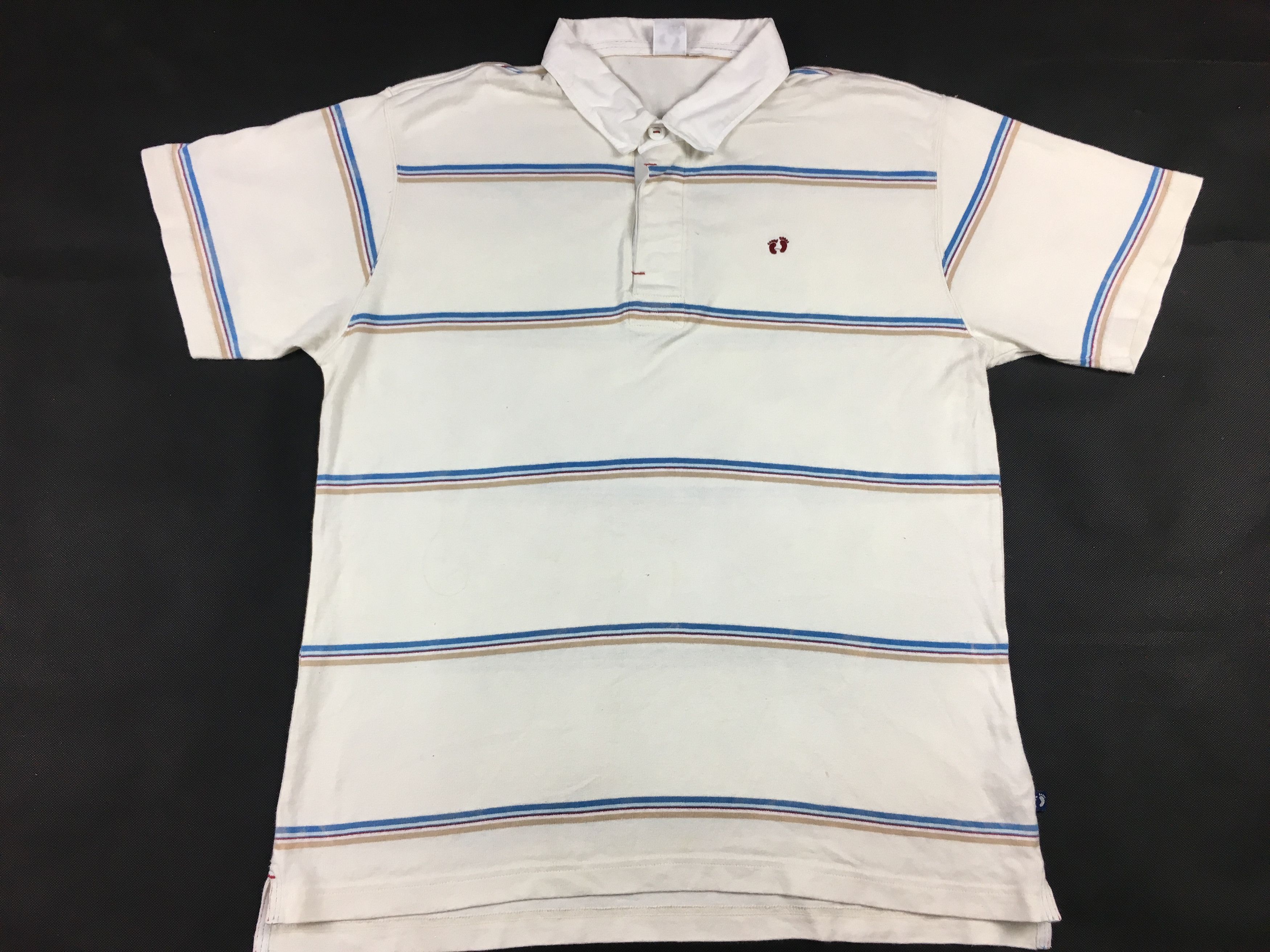 Hang Ten × Surf Style × Vintage Hang Ten Classic Striped Polo Tee Surf ...