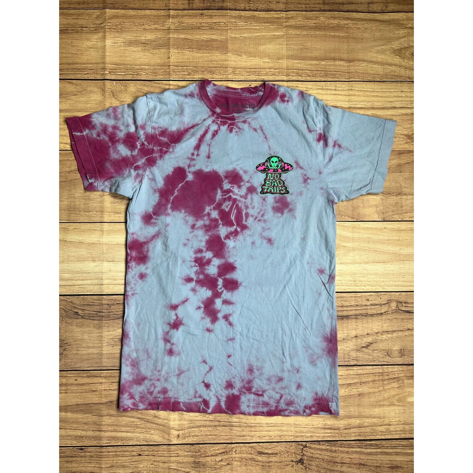 Killer Acid Killer Acid Limited Edition Tie Dye Short Sleeve Alien Logo ...