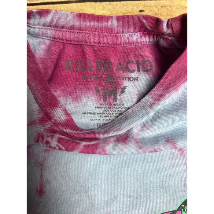 Killer Acid Killer Acid Limited Edition Tie Dye Short Sleeve Alien Logo ...
