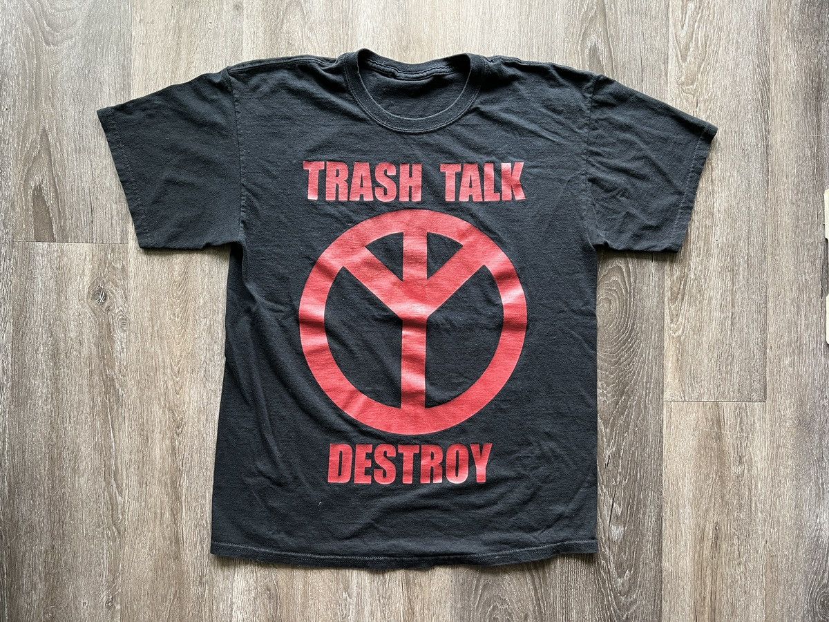 Band Tees × Streetwear × Vintage Crazy rare Vintage Trash talk destroy ...
