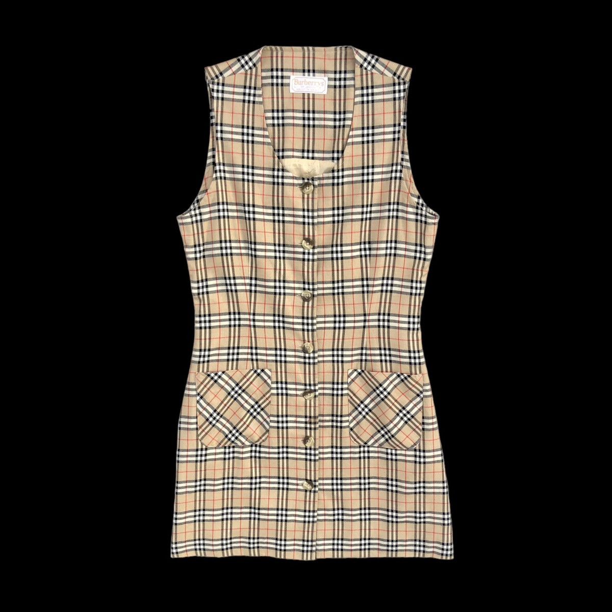 Burberry Vintage Burberrys Nova Check Mini Dress | Grailed