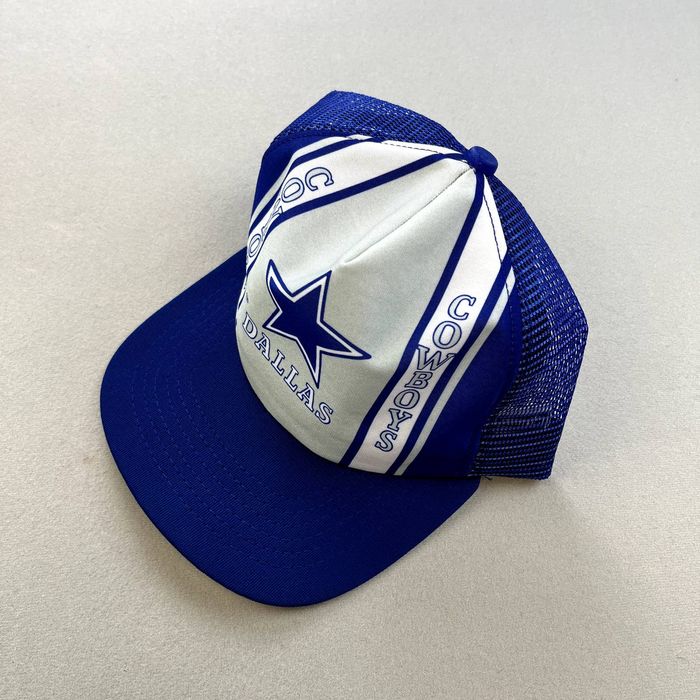 Vintage Vintage Dallas Cowboys Hat Snapback Trucker Blue New Era 80s ...
