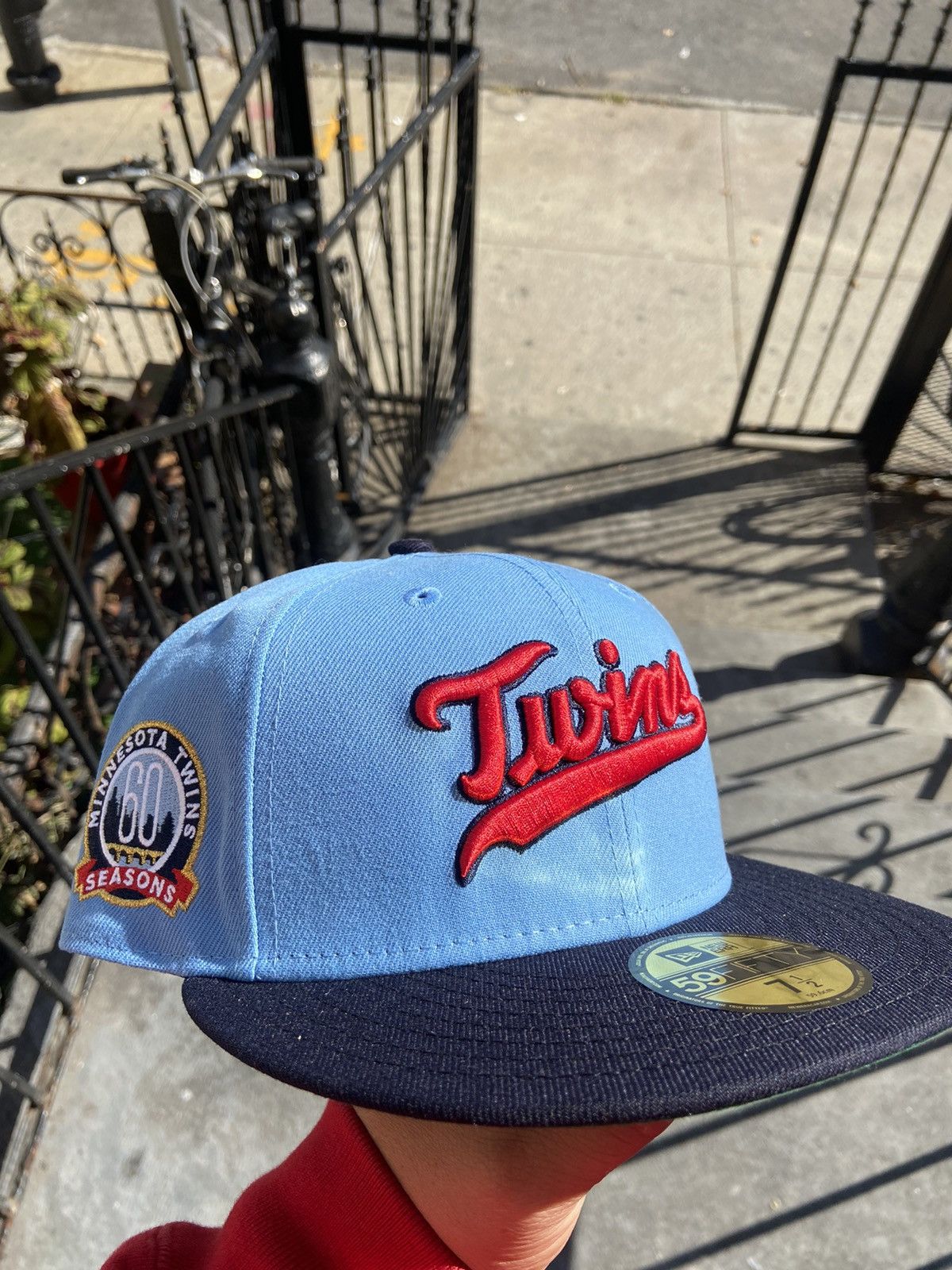 New Era 7 1/2 Minnesota Twins Script Jersey 2 Tone New Era Fitted | Grailed