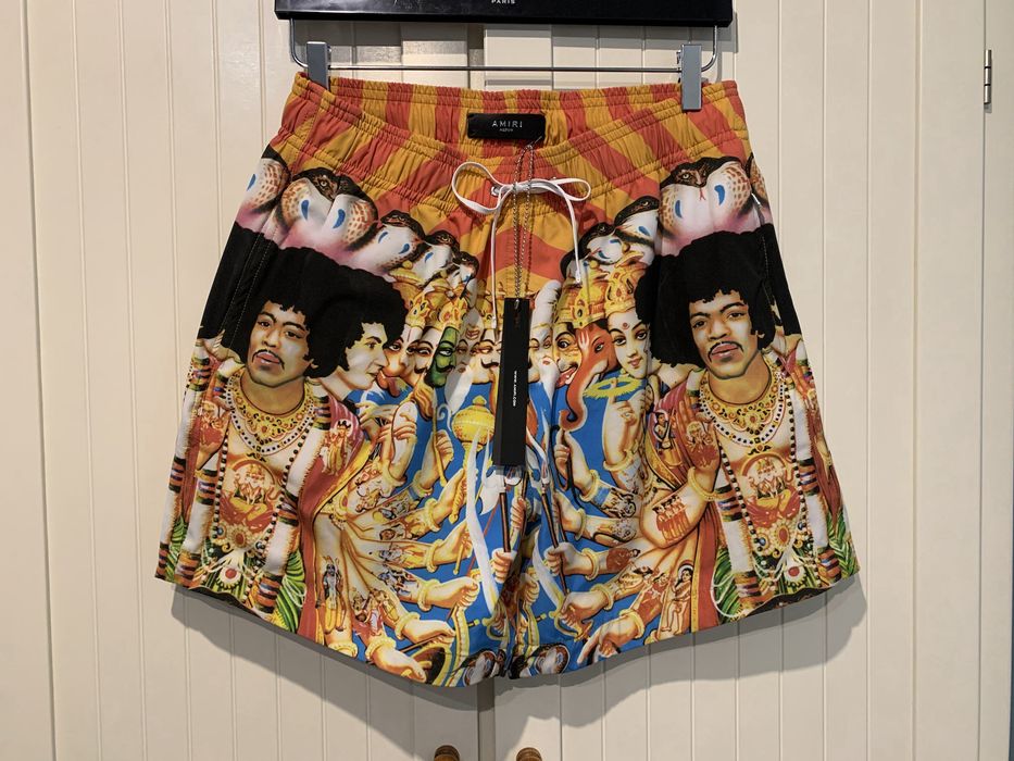 Amiri FINAL DROP / SS'20 Swim Shorts Jimmy Hendrix | Grailed
